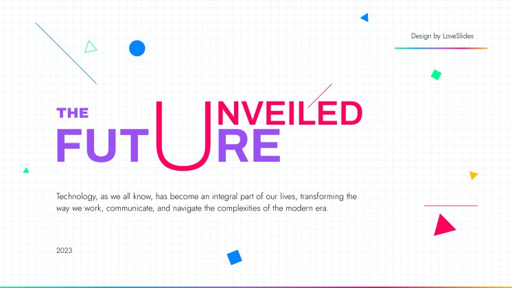 Bright Colorful Education Technology | Free Google Slide Theme