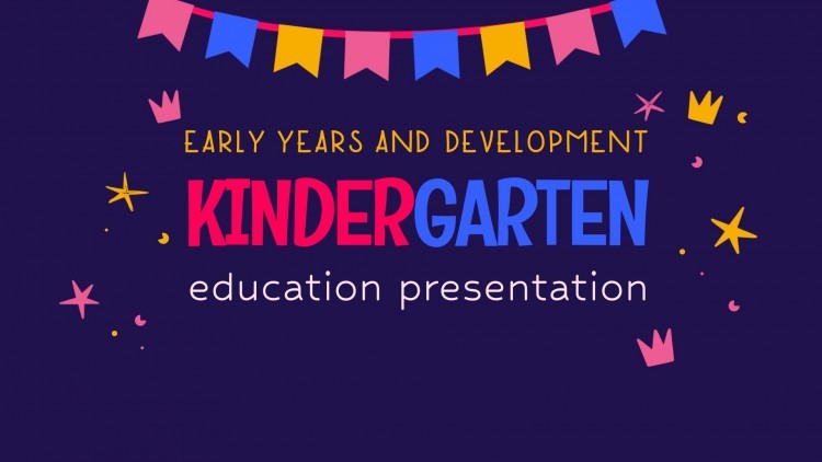 Bright Cute Kindergarten | Free Google Slide Theme