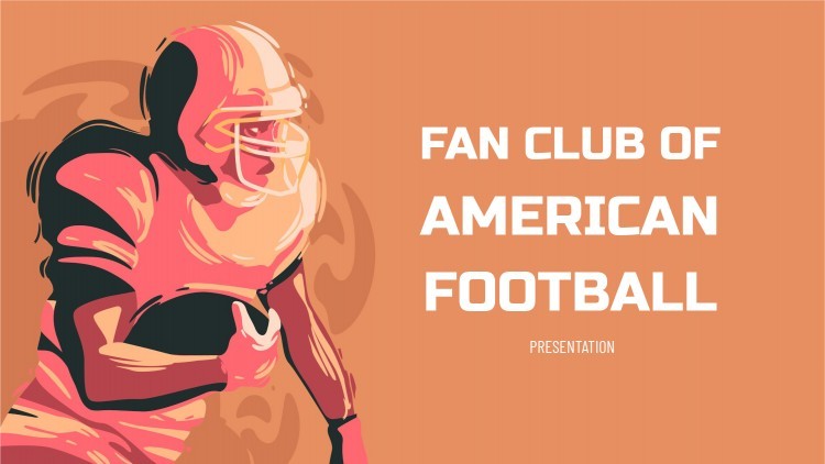 Brown Retro American Football | Free Google Slide Theme