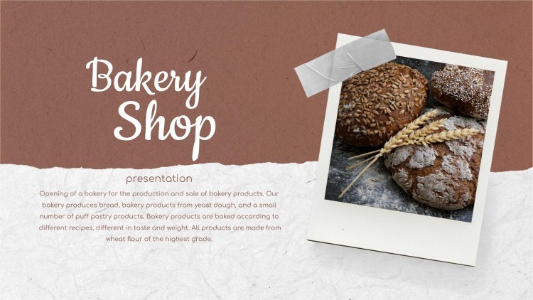 Brown Retro Food | Free Google Slide Theme