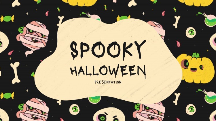 Colorful Spooky Halloween | Free Google Slide Theme