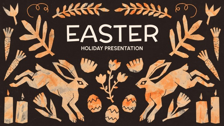 Contrast Easter | Free Google Slide Theme