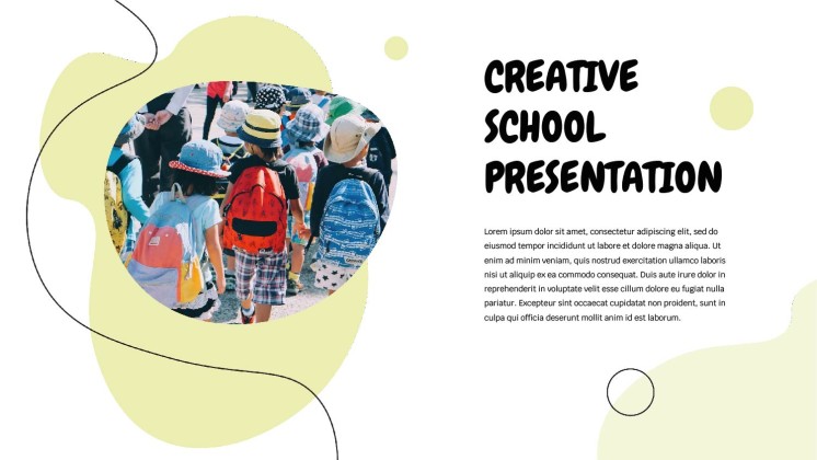 Yellow Creative School | Free Google Slide Theme