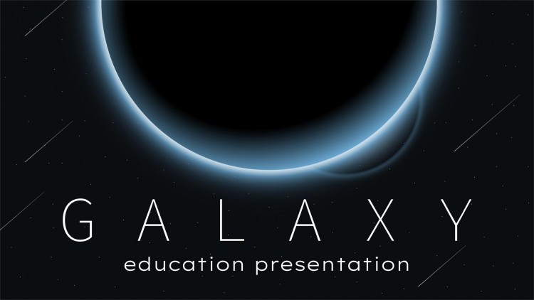 Dark Gradient Galaxy | Free Google Slide Theme