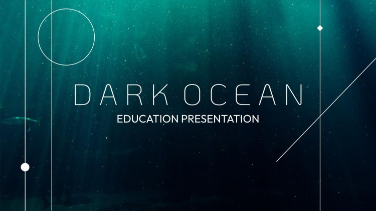 Dark Ocean | Free Google Slide Theme