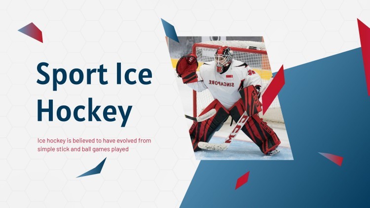 Dynamic Ice Hockey | Free Google Slide Theme