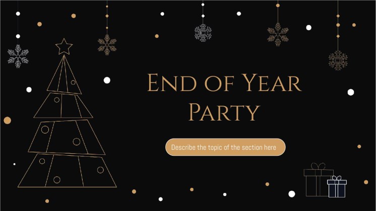 End of Year Party | Free Google Slide Theme