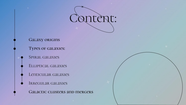 Types Of Galaxies Powerpoint