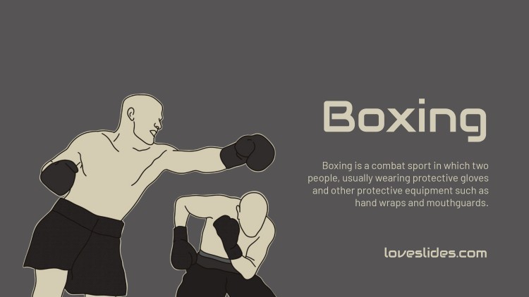 Gray Dynamic Boxing | Free Google Slide Theme