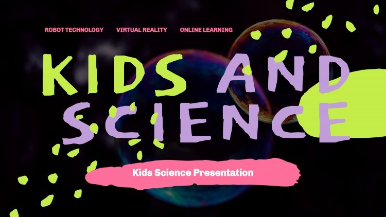Kids Bright Science Presentation | Free Google Slide Theme