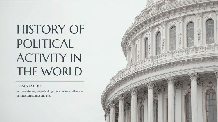 Light Political Minimalism | Free Google Slide Theme