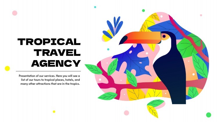 Light Tropical Tour | Free Google Slide Theme