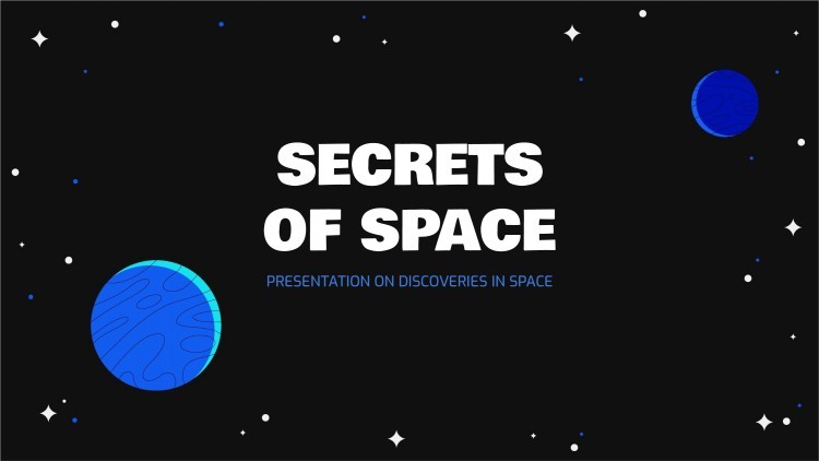 Minimalistic Black Space | Free Google Slide Theme