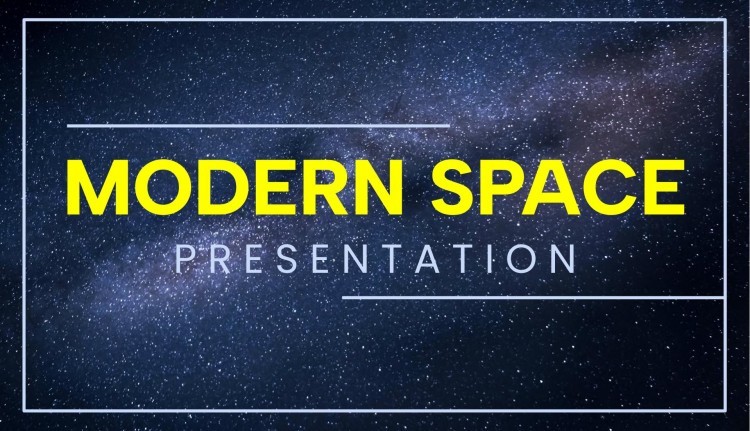 Unique Modern Space | Free Google Slide Theme