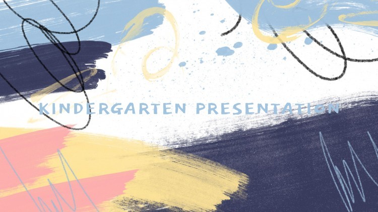 Painted Kindergarten | Free Google Slide Theme
