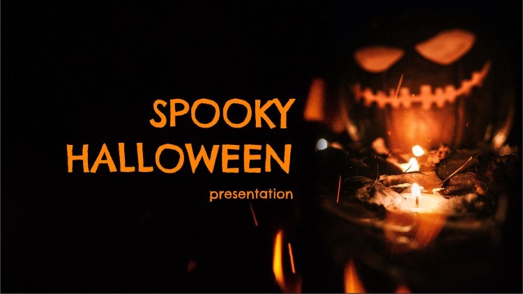Black Spooky Halloween | Free Google Slide Theme