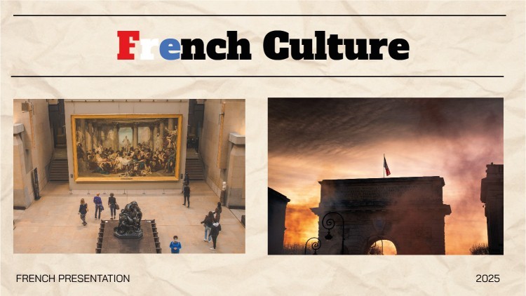 Stylish French Culture | Free Google Slide Theme