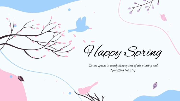 Tender Happy Spring | Free Google Slide Theme