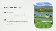 Basic Golf Course | Free Google Slide Theme
