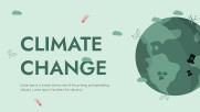Beautiful Green Climate Change | Free Google Slide Theme