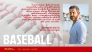 Bright Basic Baseball | Free Google Slide Theme