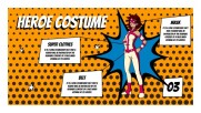 Green Comics Superhero | Free Google Slide Theme