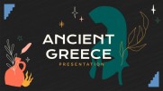 Dark Illustrated Ancient Greece | Free Google Slide Theme