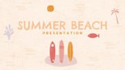 Gentle Summer Beach | Free Google Slide Theme