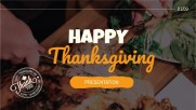 Happy Thanksgiving | Free Google Slide Theme