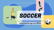 Modern Multicolored Soccer | Free Google Slide Theme