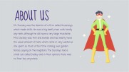 Purple Fun Superhero | Free Google Slide Theme
