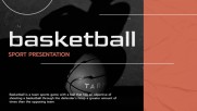 Stylish Muted Basketball | Free Google Slide Theme