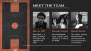 Stylish Muted Basketball | Free Google Slide Theme