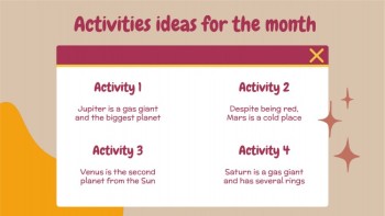 Abstract Kindergarten Month | Free Google Slide Theme