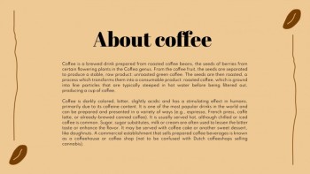 Attractive Coffee | Free Google Slide Theme