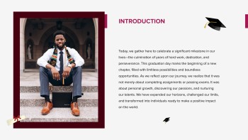 Beautiful Cherry Graduation | Free Google Slide Theme