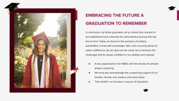 Beautiful Cherry Graduation | Free Google Slide Theme