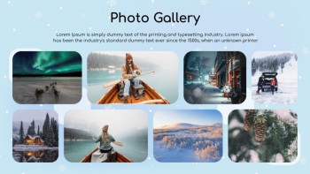 Light Professional Winter | Free Google Slide Theme