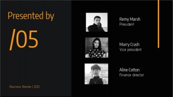 Black Modern Business | Free Google Slide Theme