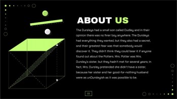 Black Modern Math School | Free Google Slide Theme