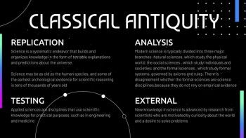 Black Modern Science | Free Google Slide Theme