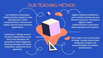 Blue Abstract Math | Free Google Slide Theme