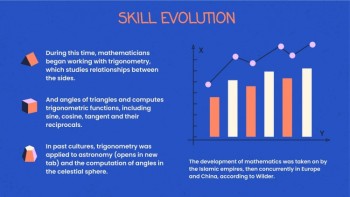 Blue Abstract Math | Free Google Slide Theme