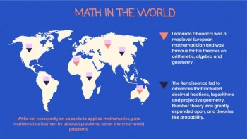 Blue Abstract Math | Free Google Slide Theme