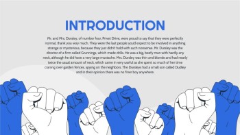 Blue Professional Political | Free Google Slide Theme