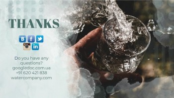 Blue Simple Water | Free Google Slide Theme