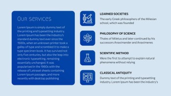 Blue Stylish Science | Free Google Slide Theme