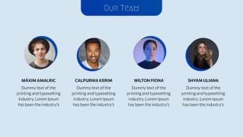 Blue Stylish Science | Free Google Slide Theme