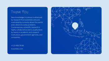 Blue Stylish Science | Free Google Slide Theme