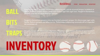 Bright Basic Baseball | Free Google Slide Theme